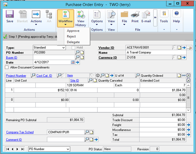Changes to Workflow Types and Features Microsoft Dynamics Great Plains ... Changes to Workflow Types and Features Microsoft Dynamics Great Plains ...